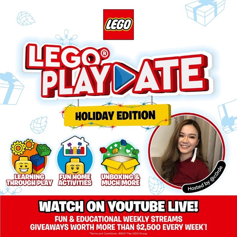 Discover Popular LEGO Sets And Build Along Workshops On Youtube This Season
