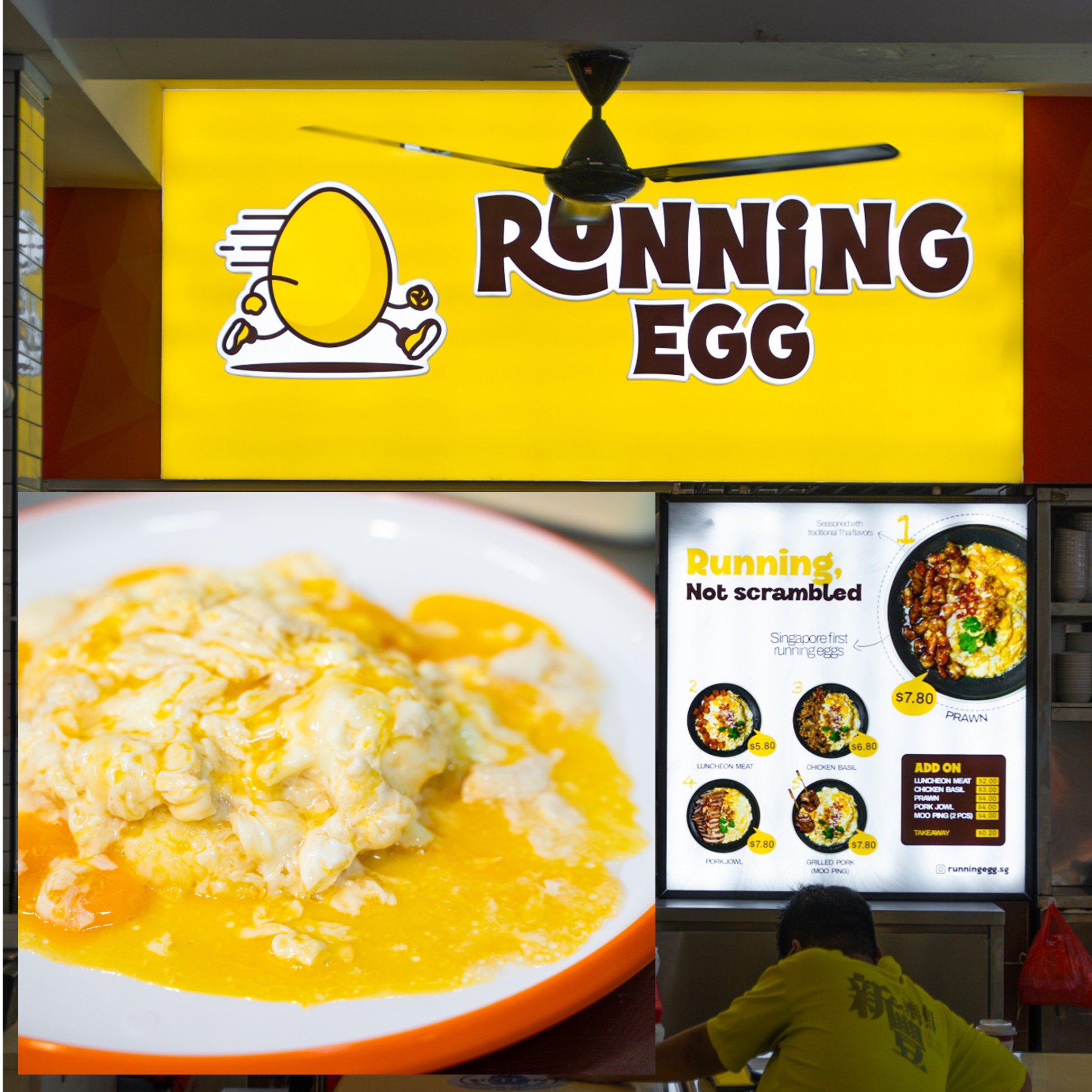 Bangkok’s Viral Running Egg Rice Lands in Singapore With A Local Twist ...