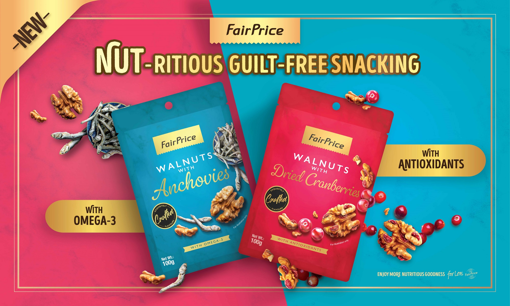 Nut Your Average Snack: Try FairPrice Premium Walnuts Today! - Must ...
