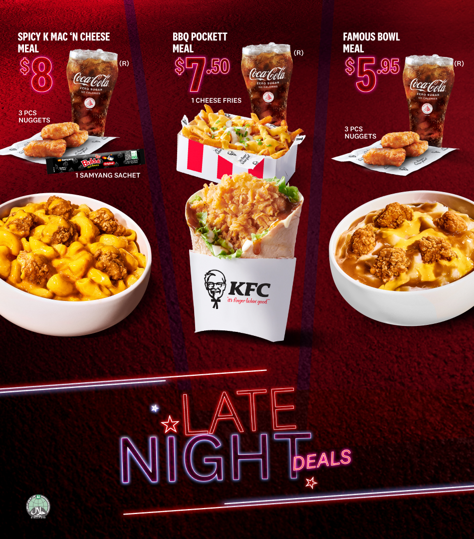 KFC Late Night Deals SG: Supper from $5.95 till 2AM - Must Share Good ...