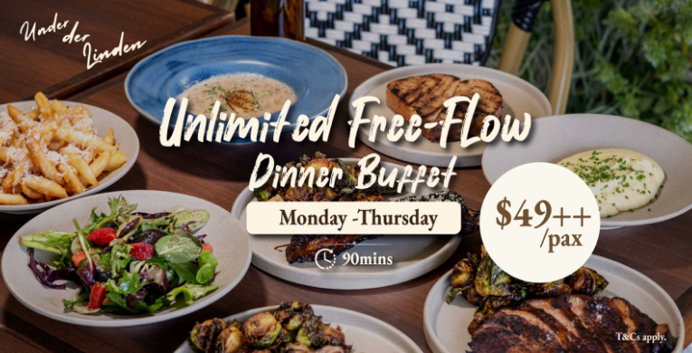 Under Der Linden Launches Unlimited Woodfire Dinner Buffet — $49++, Pet ...